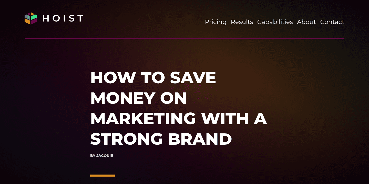 Save Money on Marketing - How Your Branding Affects Your Spending